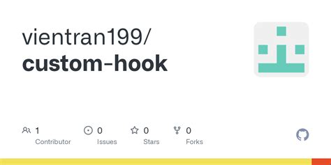 Github Vientran199custom Hook