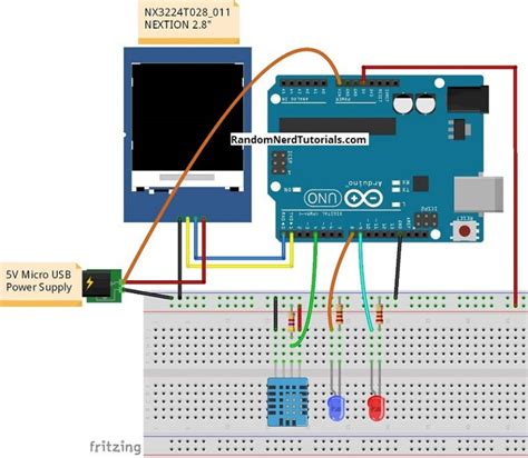 Nextion Display With Arduino Getting Started Random Nerd Tutorials