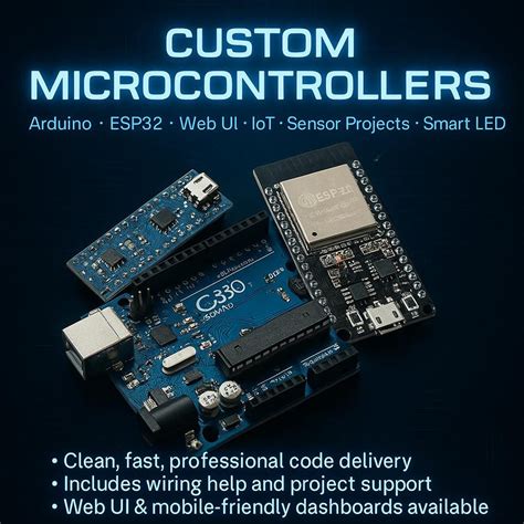 Custom Arduino And Esp32 Sketch Microcontroller Code On Demand Etsy