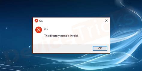 6 Ways To Fix The Directory Name Is Invalid In Windows 10