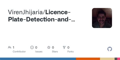Github Virenjhijaria Licence Plate Detection And Recognition System