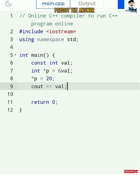 Predict The Answer For Above Program Using C In Tamil Happycoding Programming Coding C