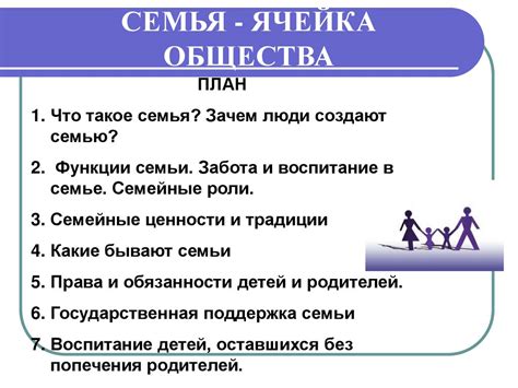 Семья презентация онлайн