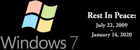 Windows 7 Is Now Officially End Of Support Weston Technology Solutions