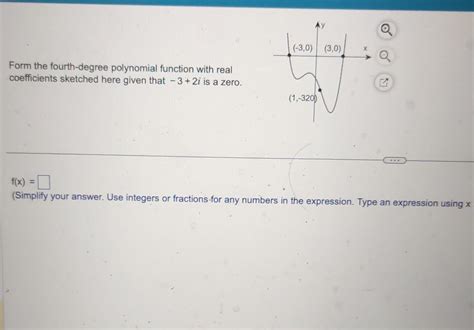 Solved Find All Complex Zeros Of The Given Polynomial Chegg Com