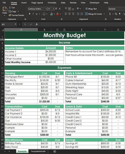 Minimalist Ms Excel Budget Template Spreadsheet Artofit