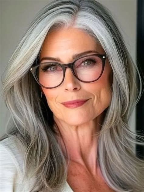 21 Beautiful Long Hair Styles For Women Over 70 Grey Looksgreatonme