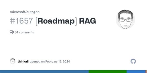 Roadmap Rag · Issue 1657 · Microsoftautogen · Github