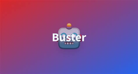 Buster A Hugging Face Space By Jerpint