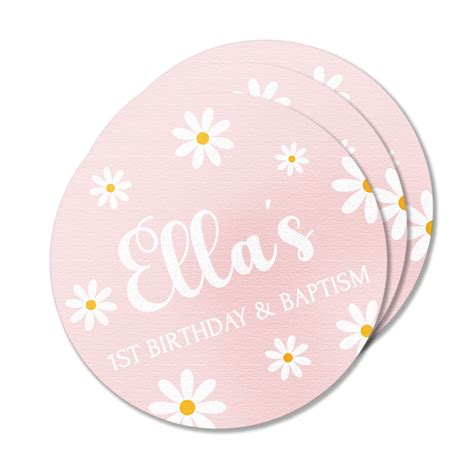 Daisy Theme Stickers Pack Summer Print And Party