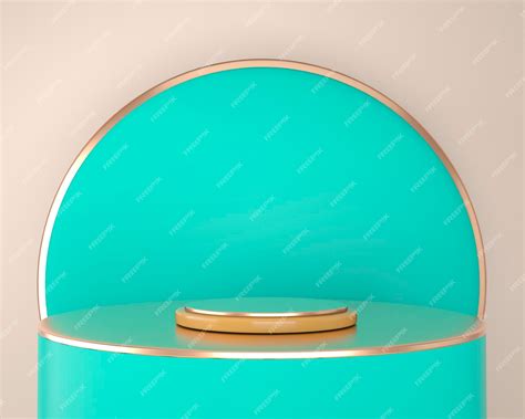 최소한의 현대적인 개념으로 제품 디스플레이의 추상적 인 기하학적 모양 프리미엄 Psd 파일