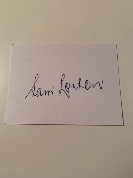 Australian Test Cricketer Card Signed Sam Loxton Memorabiliawarehouse