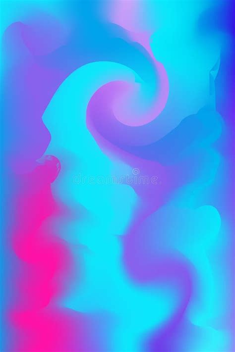 Vibrant Gradient Background Blurred Color Wave Stock Illustration Illustration Of Purple