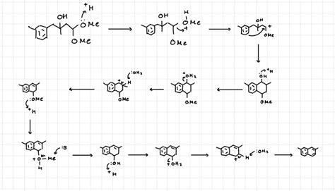 Organic Chemistry How Does The Following Cyclization Reaction Work