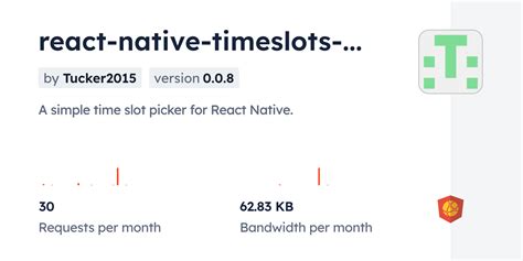 React Native Timeslots Picker Cdn By Jsdelivr A Cdn For Npm And Github