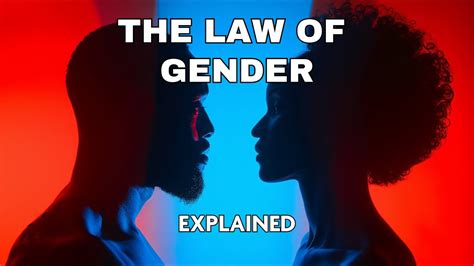 Law Of Gender Explained And How To Apply It Youtube