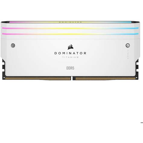 Corsair Dominator Titanium Rgb 64gb Kit 2x32gb Xmp Ddr5 6400 C32 White Ple Computers