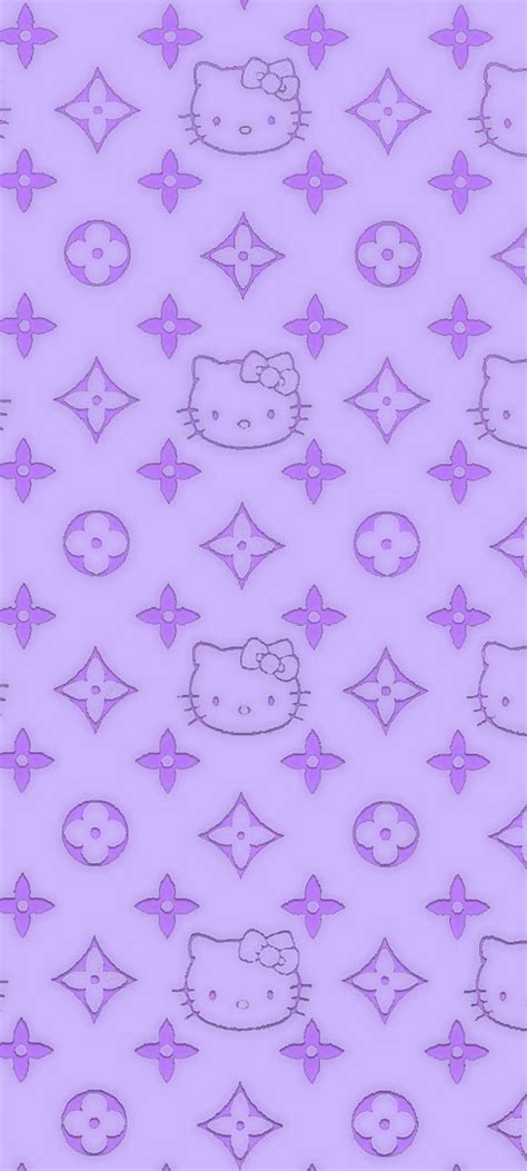 Пин от пользователя Екаьеотга на доске розовые обои Фиолетовые обои Обои Hello Kitty