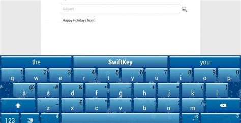 SwiftKey Keyboard For Android Update Turns Wintery Kills Bugs