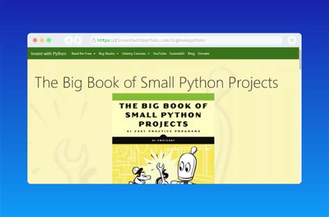 The Big Book Of Small Python Projects Cae