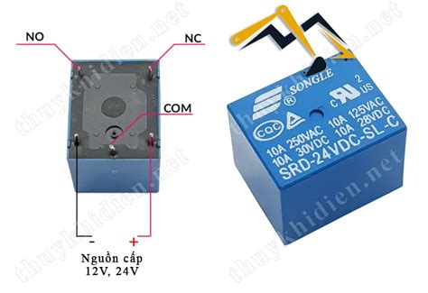 Relay 5 Chân 5v 12v 24v Chất Lượng Giá Thành Rẻ