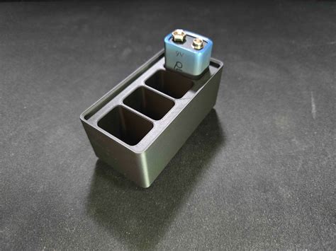 Gridfinity Battery Holder 9v Type By Maxim Srourmakerworld Download Free 3d Models