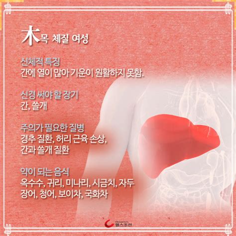 [카드뉴스] 오행을 따르는 여자가 건강하다 당신의 건강가이드 헬스조선