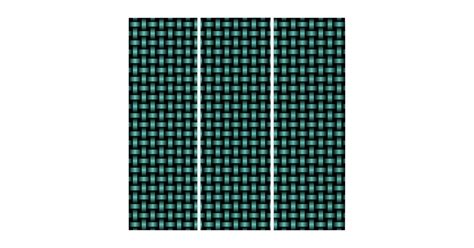 Teal Black Weave Pattern Triptych Zazzle