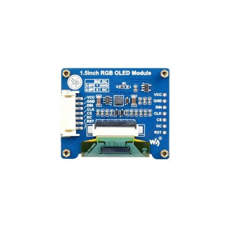 Buy Waveshare 1 5inch Rgb Oled Display Module 65k Rgb Colors 128×128 Spi Online In India At