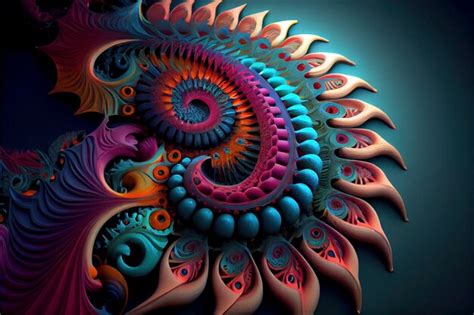 Premium Photo 3d Geometric Figures Parametric Patterns Seamless Kaleidoscope Created With