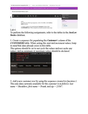 Lab BASIC SQL SELECT STATEMENTS Lab This Is Based On Chapter To Determine The Exact