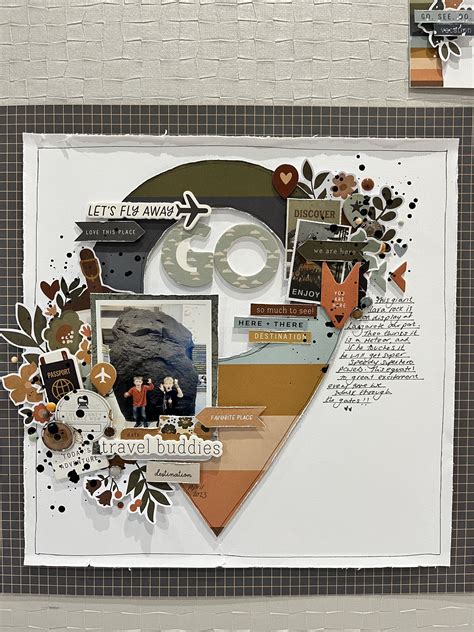 Pin By Kathy Kramer On Scrap Scrapbook Layout Sketches Travel Scrapbook Pages Scrapbook Page