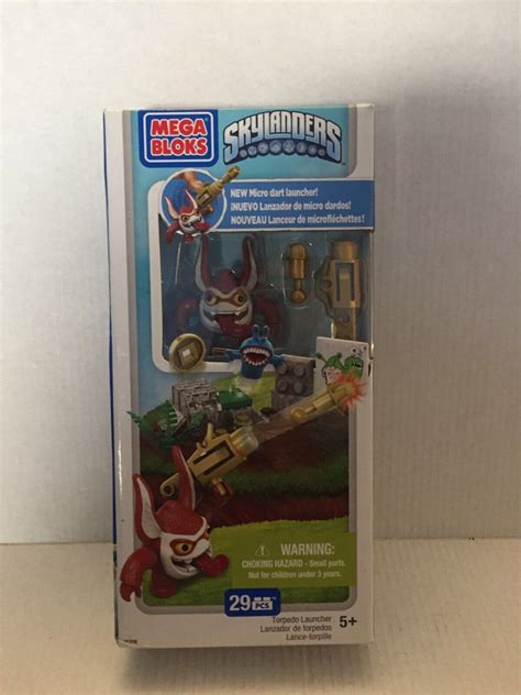 Mega Bloks Skylanders Swap Force Torpedo Launcher Battle Pack Set 29
