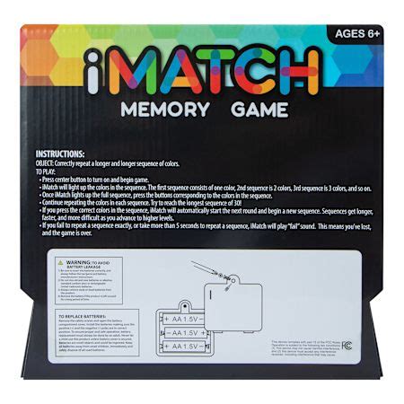 IMatch Memory Game Five Below