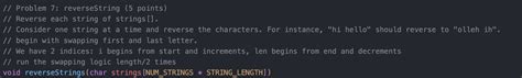 solved problem 7 reversestring 5 points reverse