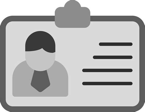 Office Entry Card Vector Icon 19983676 Vector Art At Vecteezy