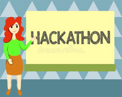 Handwriting Text Writing Hackathon Concept Meaning Event Where Large
