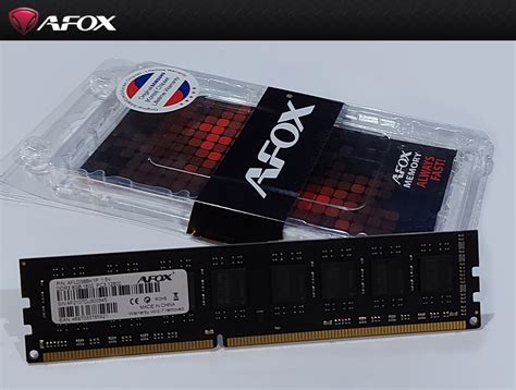 DDR3 8GB AFOX 1600 UDIMM AFLD38BK1P Lazada PH