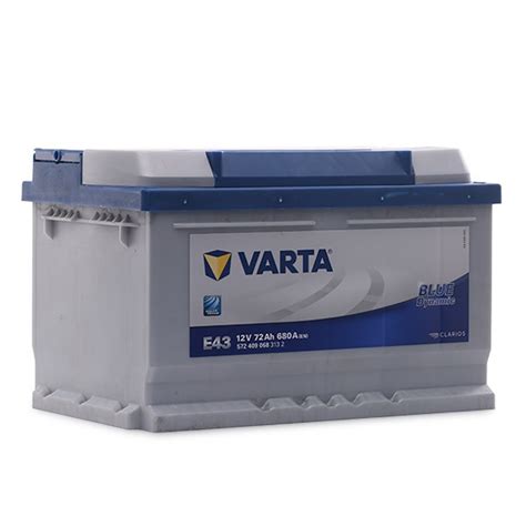 VARTA E43 BLUE dynamic E43 Autobatterie 12V 72Ah 680A B13 ...