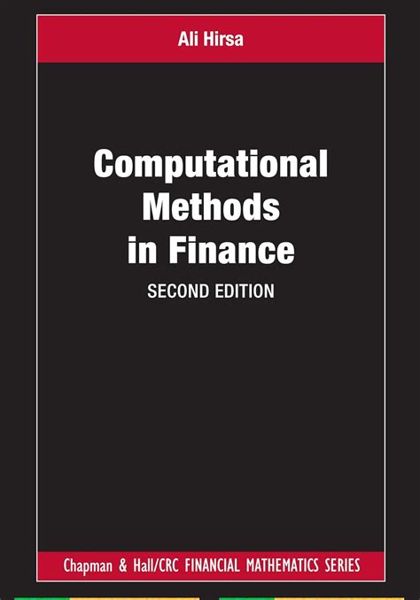 Computational Methods In Finance Chapman And Hallcrc Financial Mathematics Series