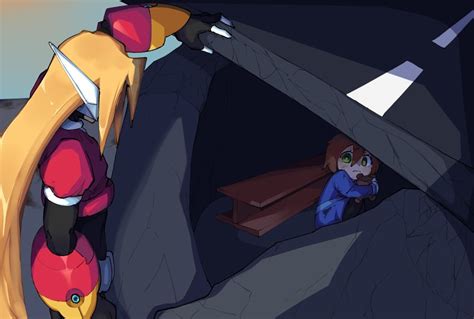 Aile Model Z And Girouette Mega Man And 1 More Drawn By Ghosty