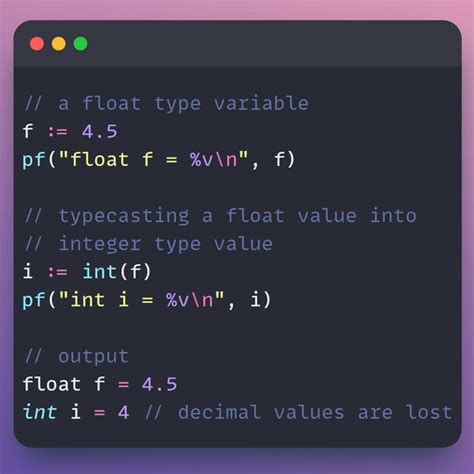 Typecasting Rlearngolang