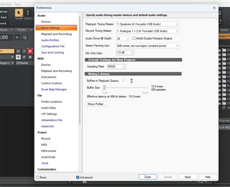 recording latency and crashing when hitting record using scarlett