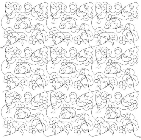 Peacock Iris Blossoms Quilting By David