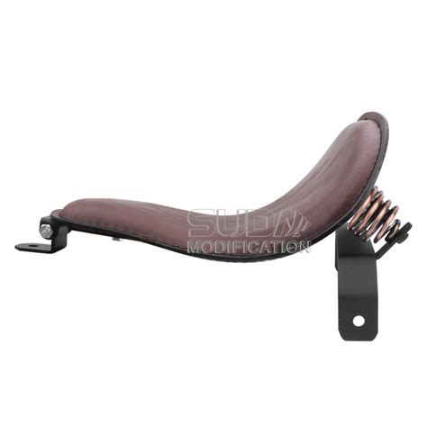 摩托车哈雷巡航太子车改装铁马400通用葫芦弹簧单坐包单坐垫总成 虎窝淘