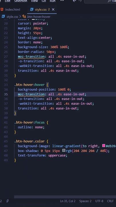 button animation css hover learn web design with ashik shorts shortsyoutube code css youtube