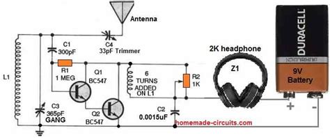 Simple Circuit Diagram Of Radio Receiver Circuit Diagram