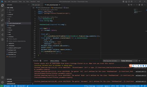 How To Build Application Under Windows Mode With Some Codes Depend On Dart Html Library Issue