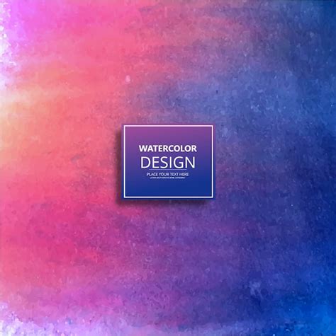 Современный акварельный фон Бесплатно векторы