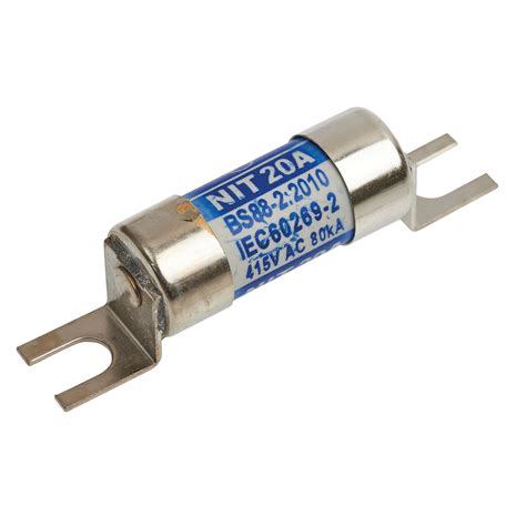 20a 400 415v Nit Industrial Fuse Links With Bolt Connections 800066 Uk Shelving